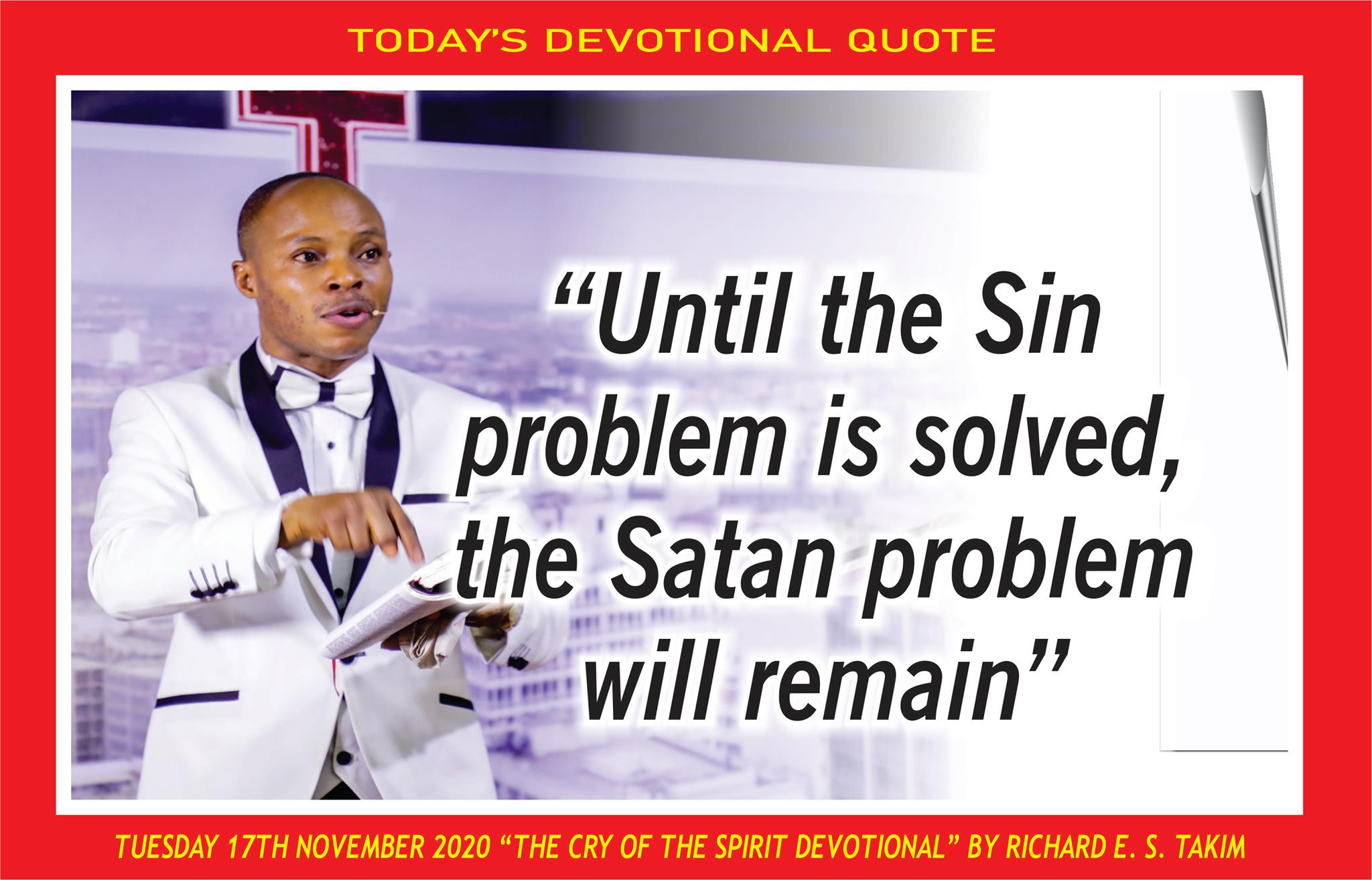 THE CRY OF THE SPIRIT DEVOTIONALS – BY RICHARD E. S. TAKIM - THE CRY OF ...