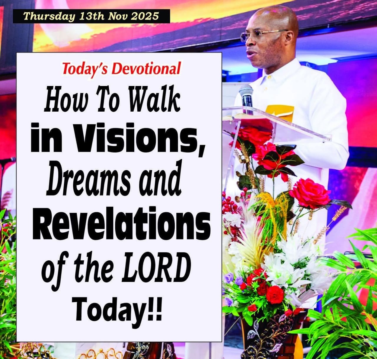 THE CRY OF THE SPIRIT DEVOTIONALS – BY RICHARD E. S. TAKIM - THE CRY OF ...